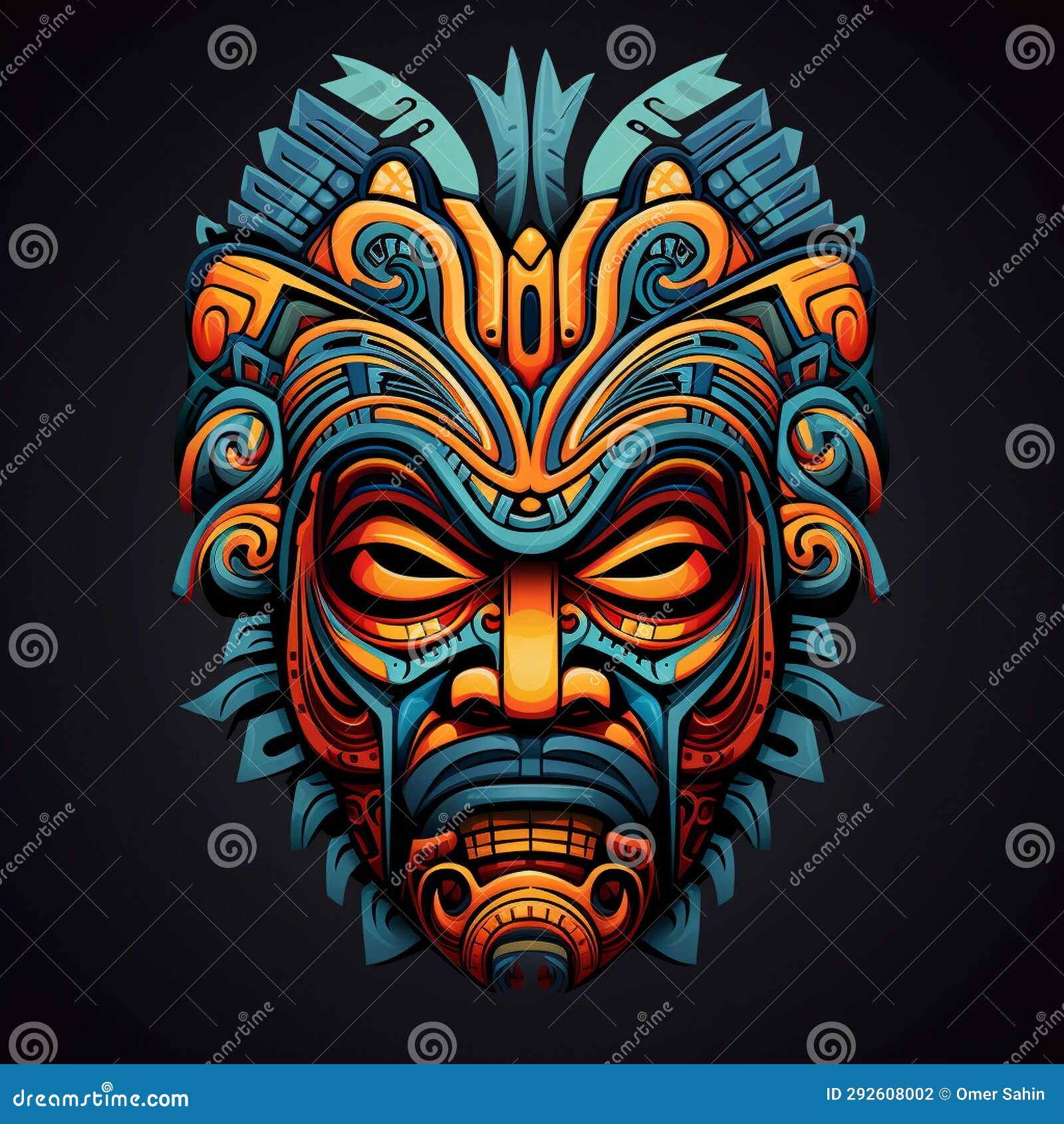 Evocative Enigmas: Decoding Symbolism In Tribal Mask Designs Royalty ...