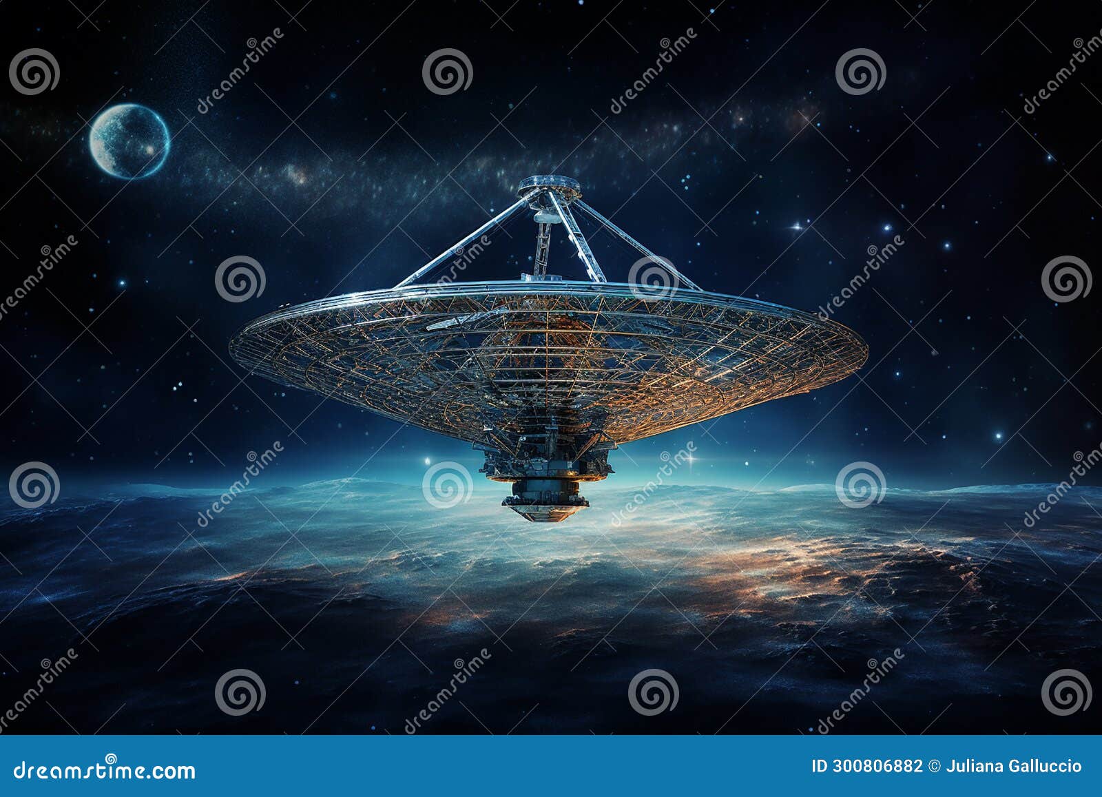 Interstellar communication stock photo. Image of exploration - 300806882