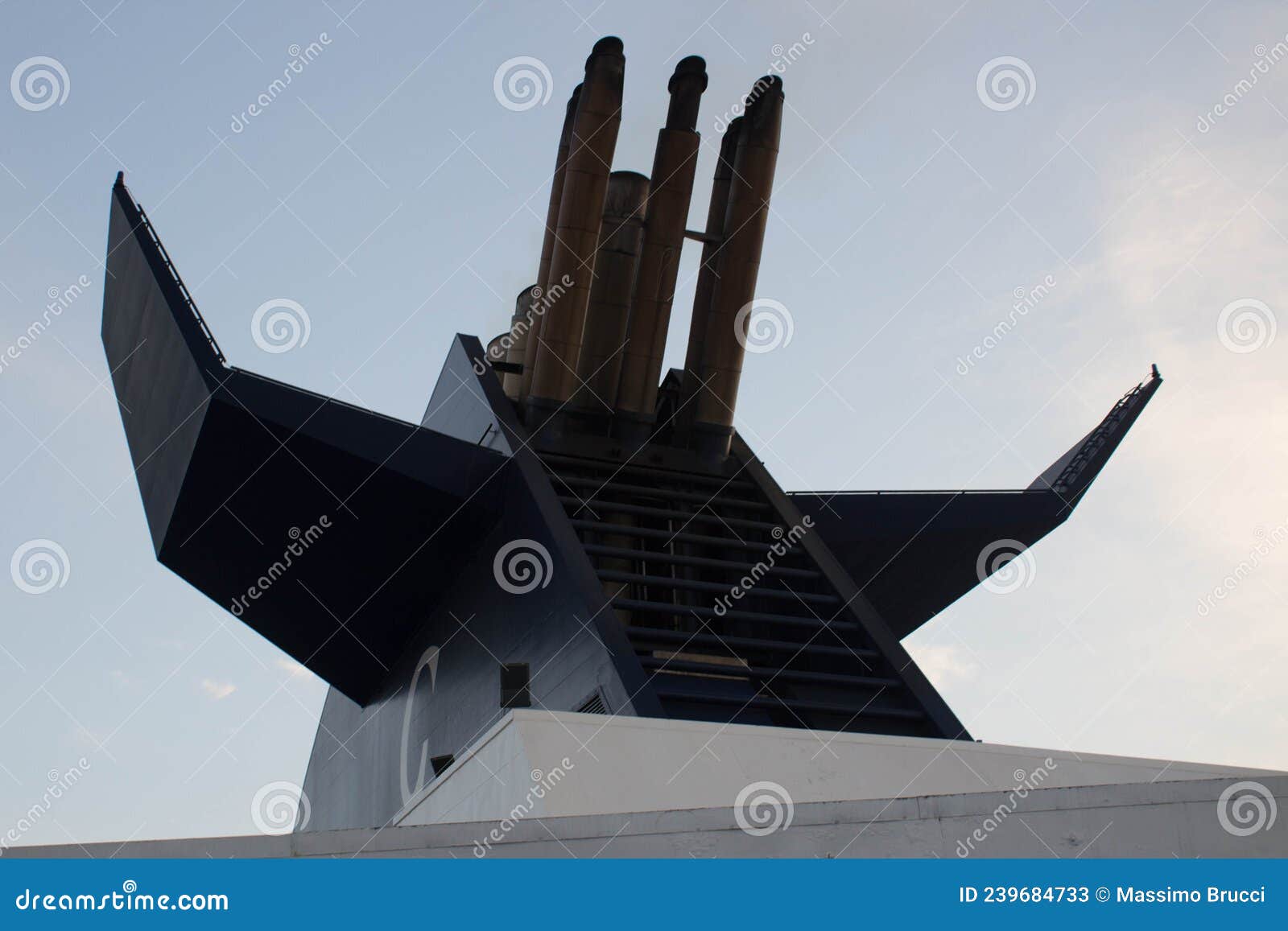 Detail Chimney Ventilation Wind Turbine Royalty-Free Stock Photography ...