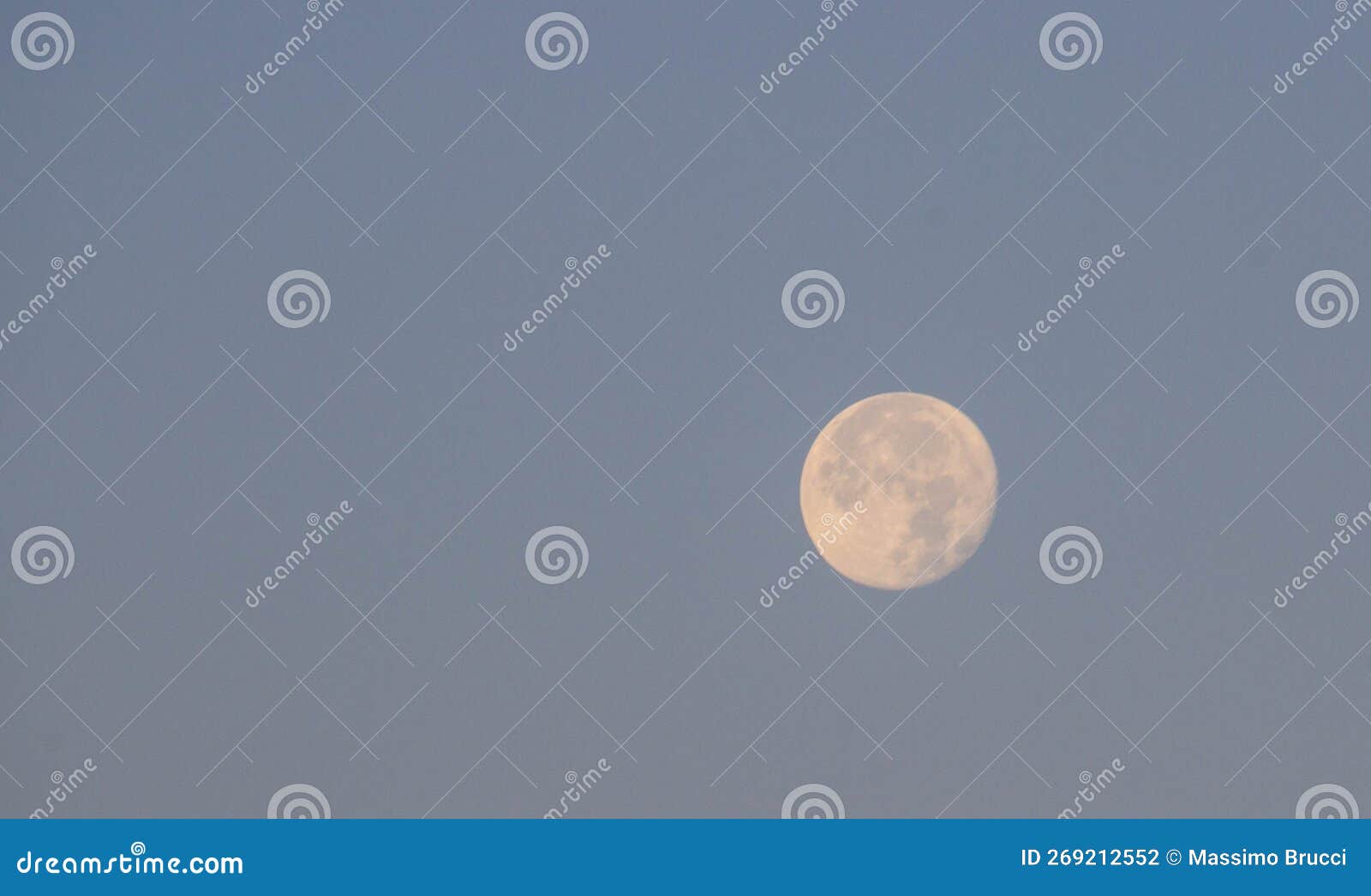 Full moon at sunset stock photo. Image of falling, moon - 269212552