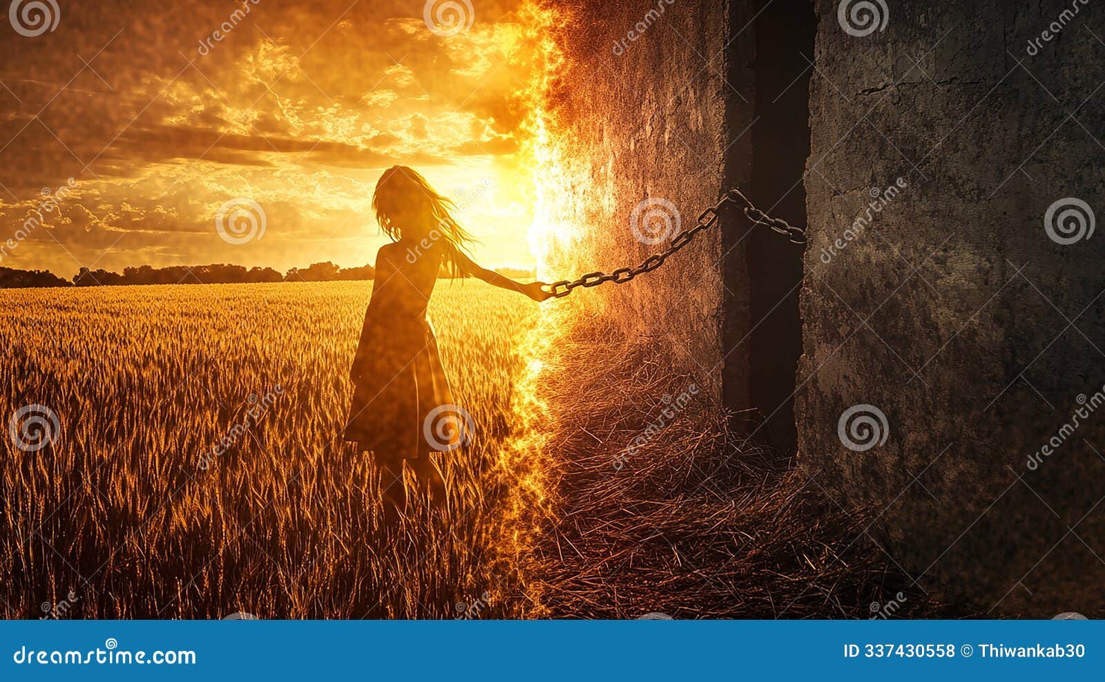 Chained between Worlds a Girl Caught between Sunlight and Darkness ...