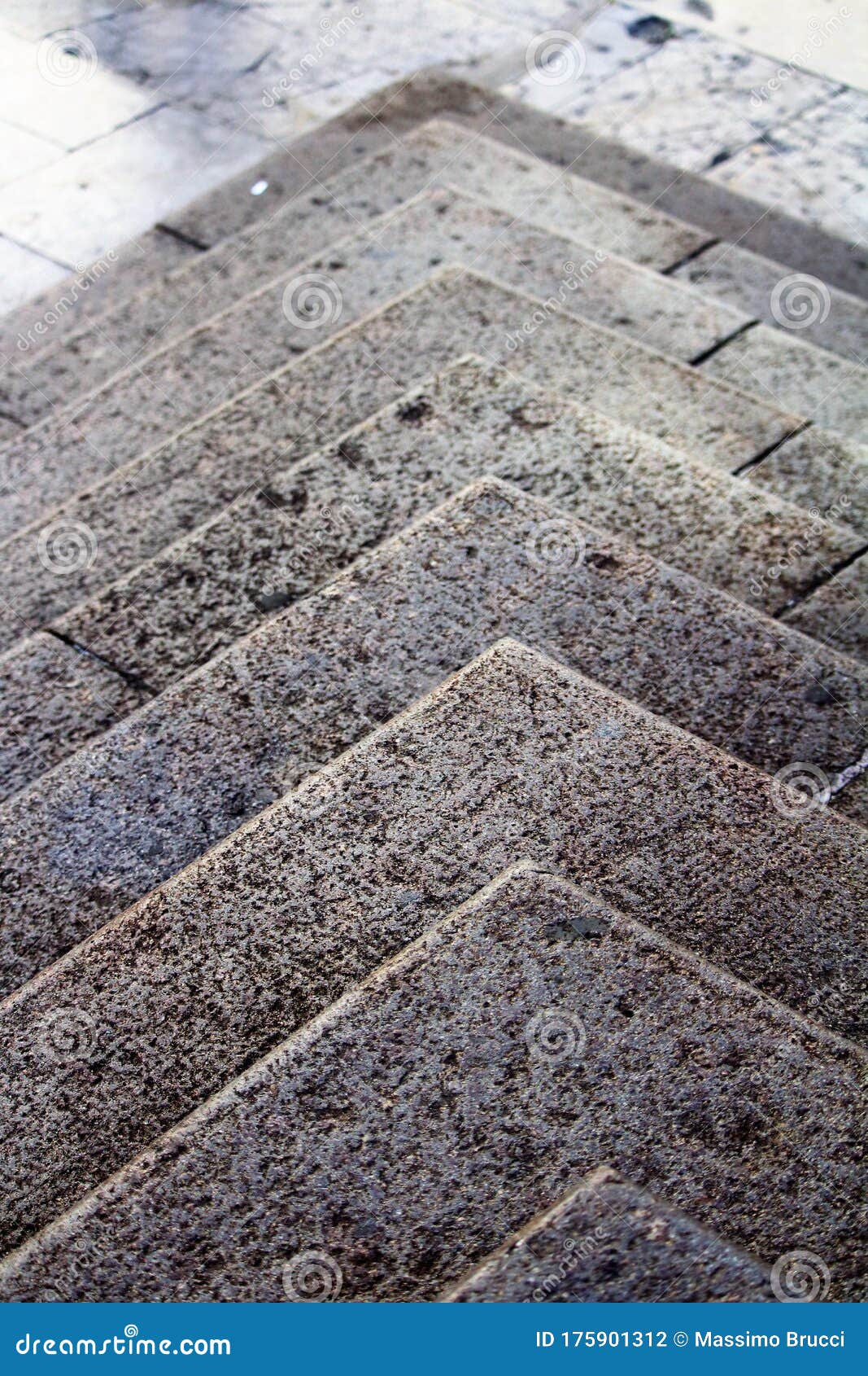 Texture of Gray Steps at an Angle and Downhill Stock Photo - Image of ...