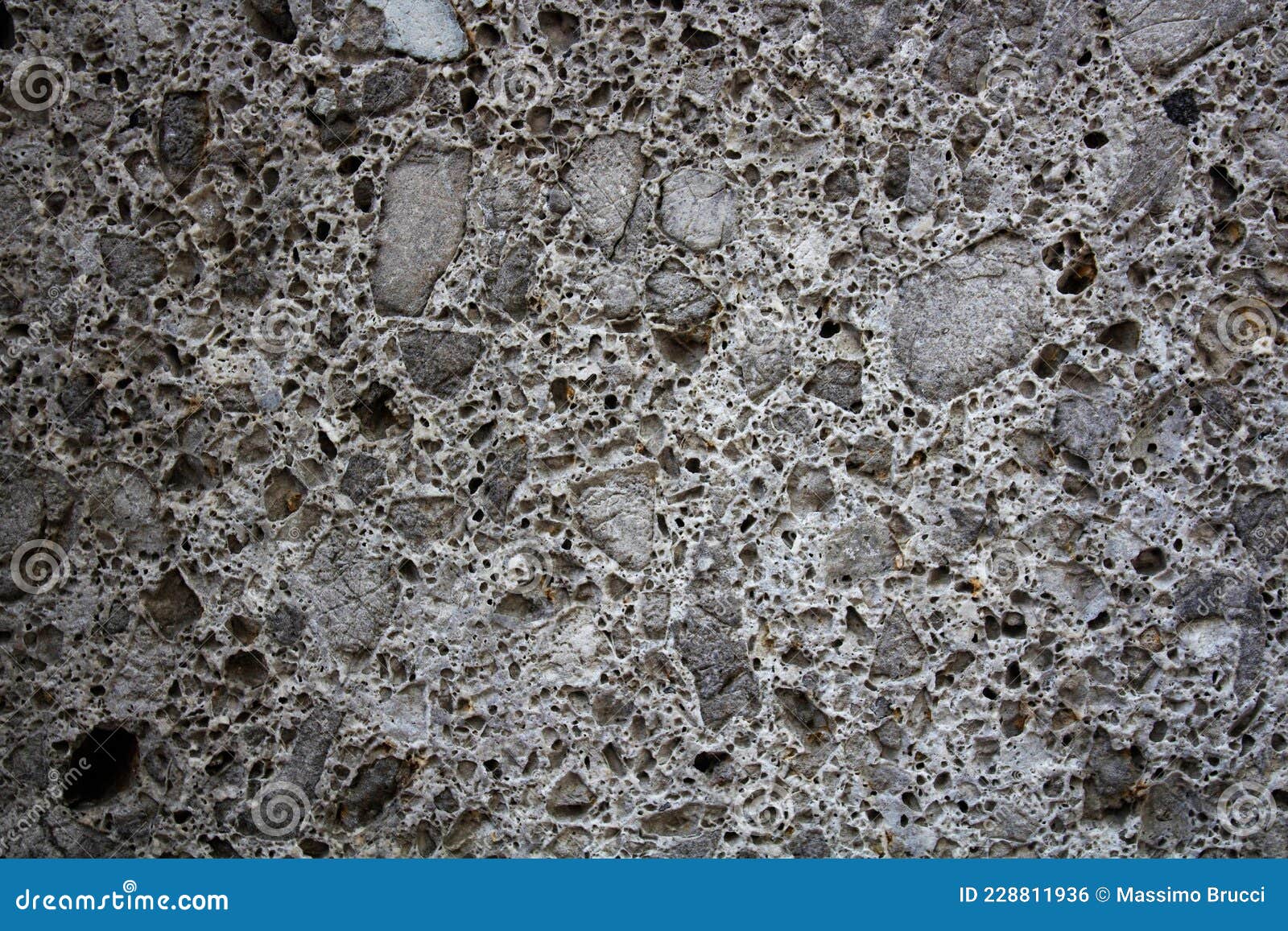 Very porous concrete wall stock photo. Image of handle - 228811936