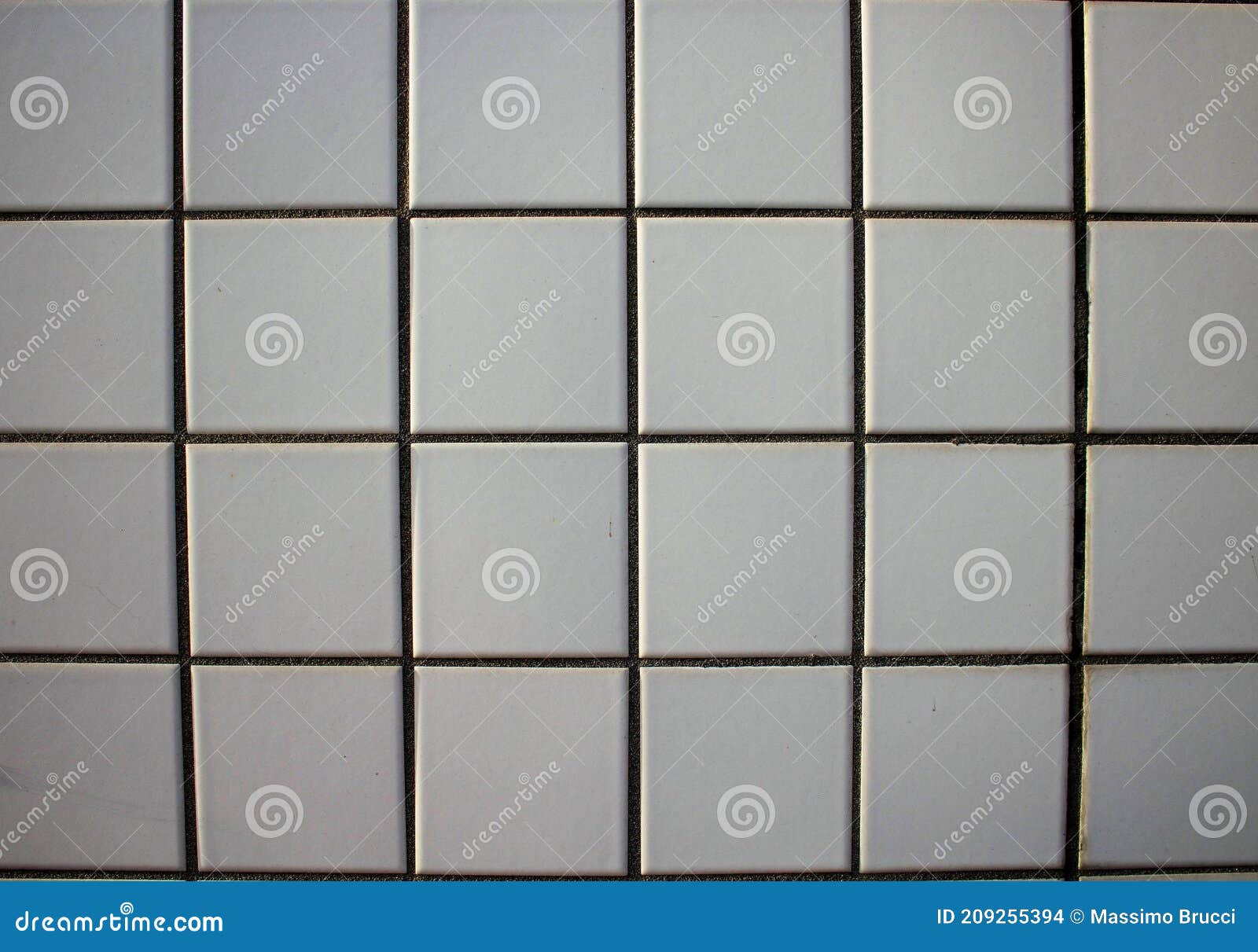 Wall Texture of White and Square Tiles Stock Photo - Image of bark ...
