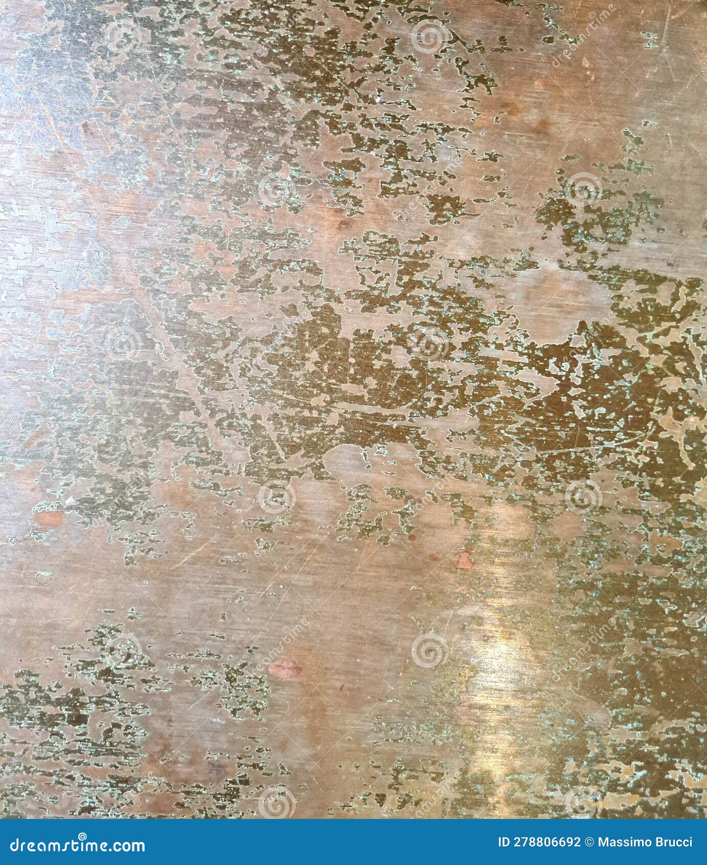 Texture of Ruined Copper Surface Stock Photo - Image of texture, vector ...