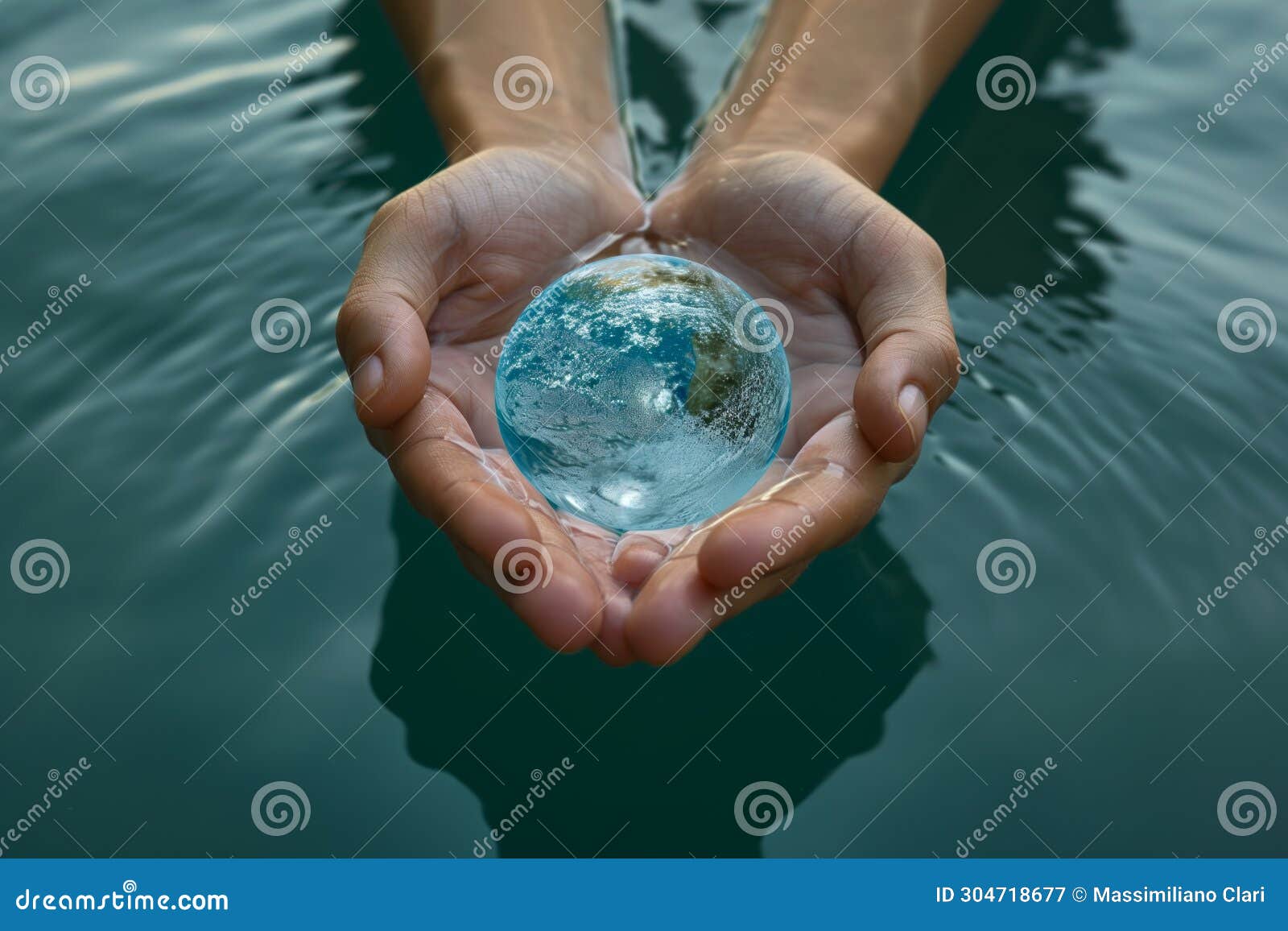 An Evocative And Symbolic World Water Day, Featuring Hands Cupping ...