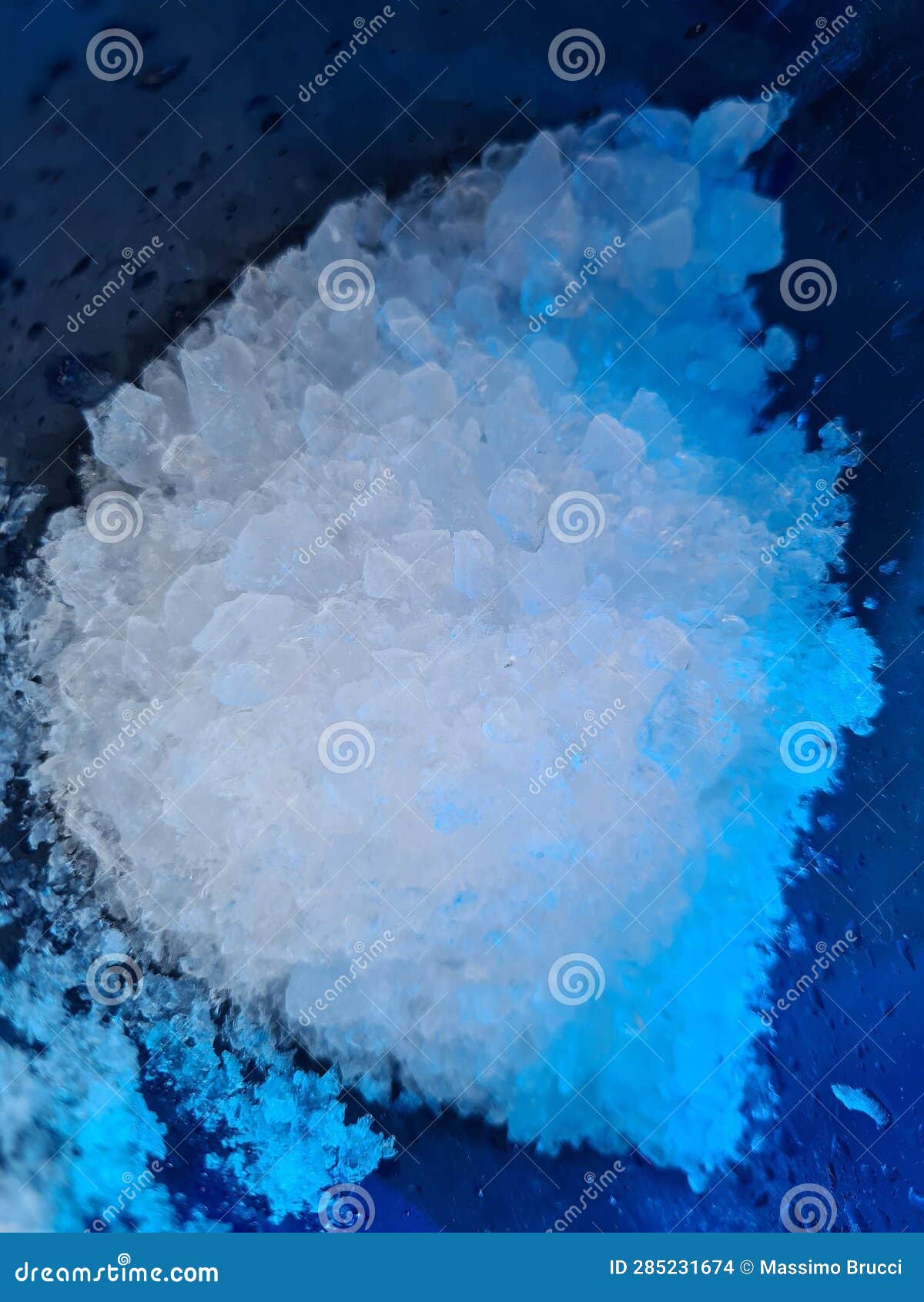 Texture of crushed ice stock photo. Image of petal, winter - 285231674