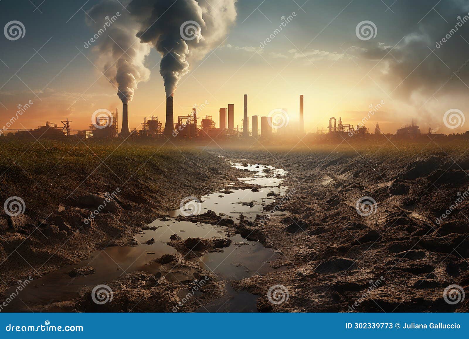 Human Impact on Environment Stock Image - Image of responsibility ...