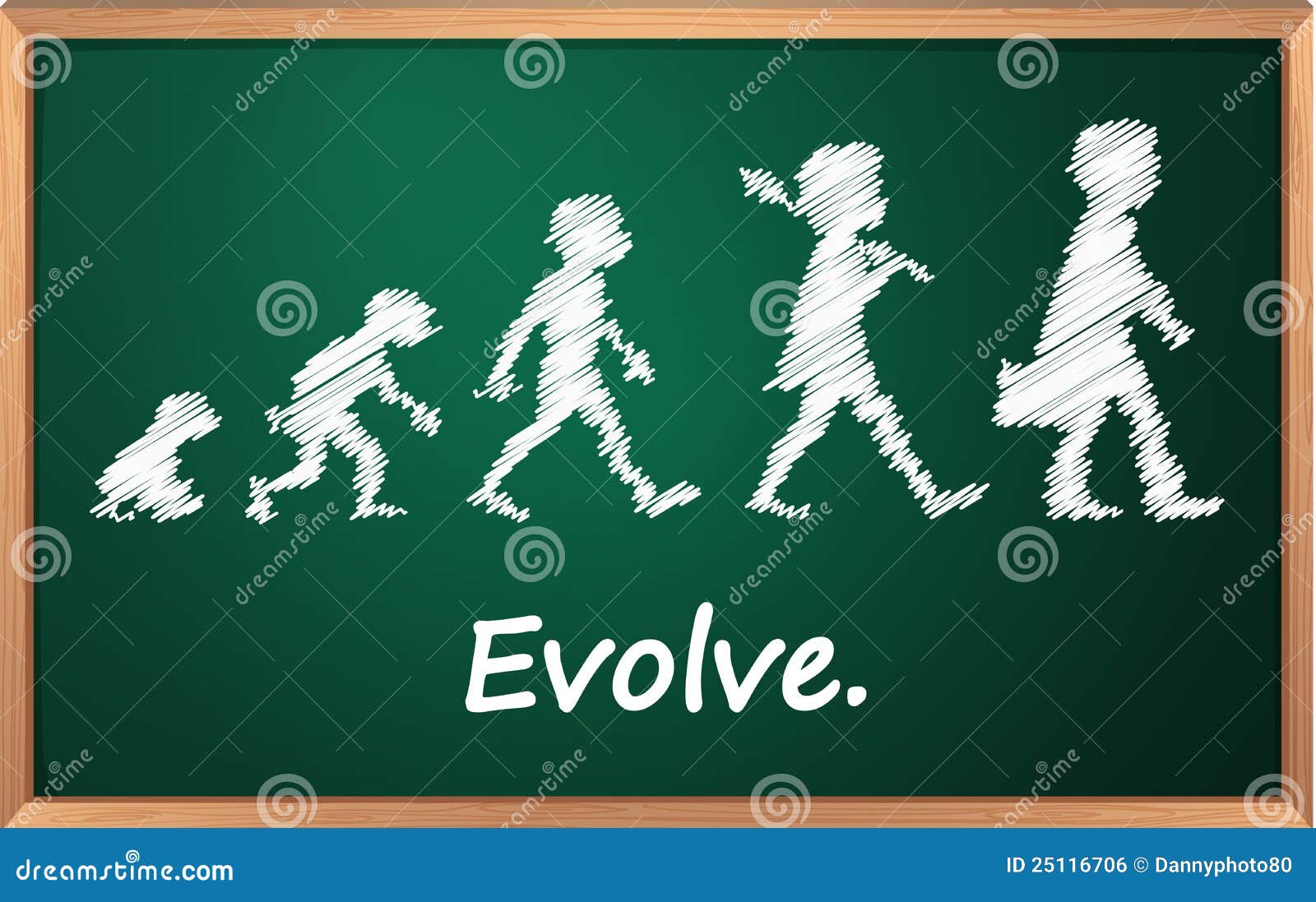Evolution stock vector. Illustration of ideas, complexity - 25116706