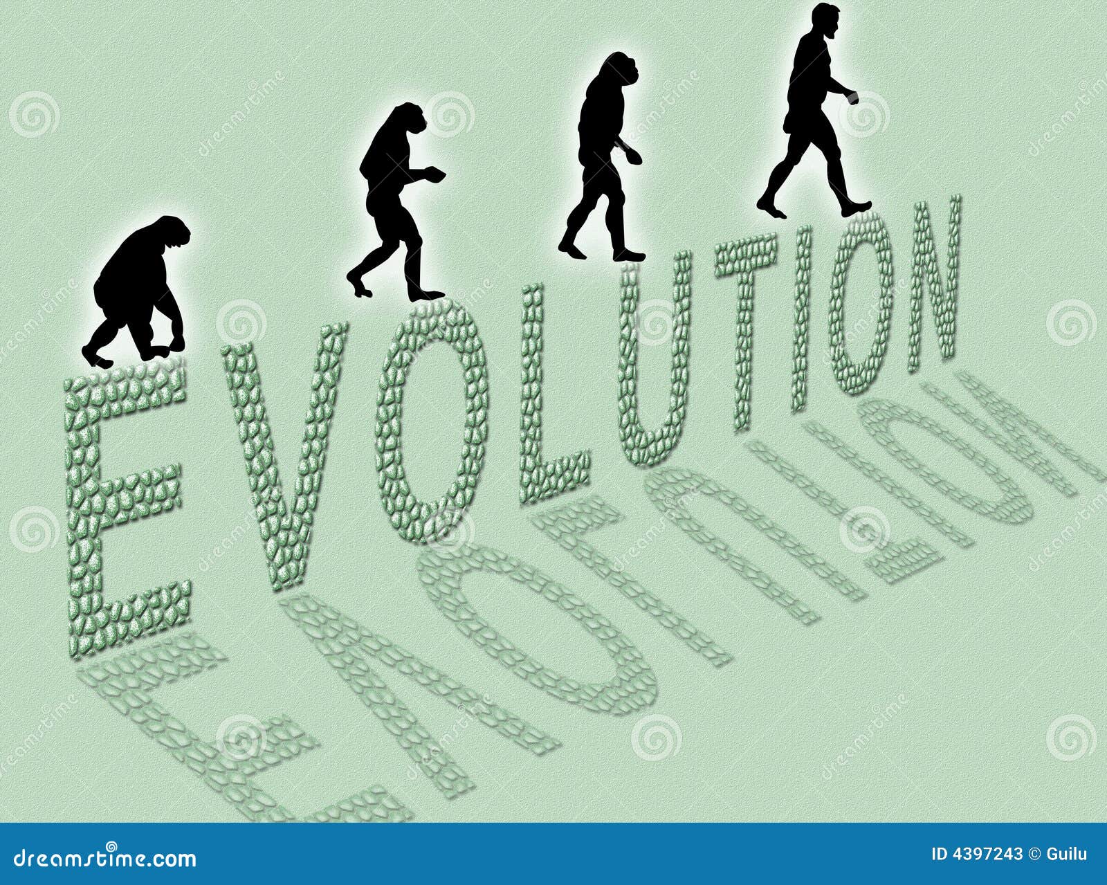 Evolution stock illustration. Illustration of human, history - 4397243