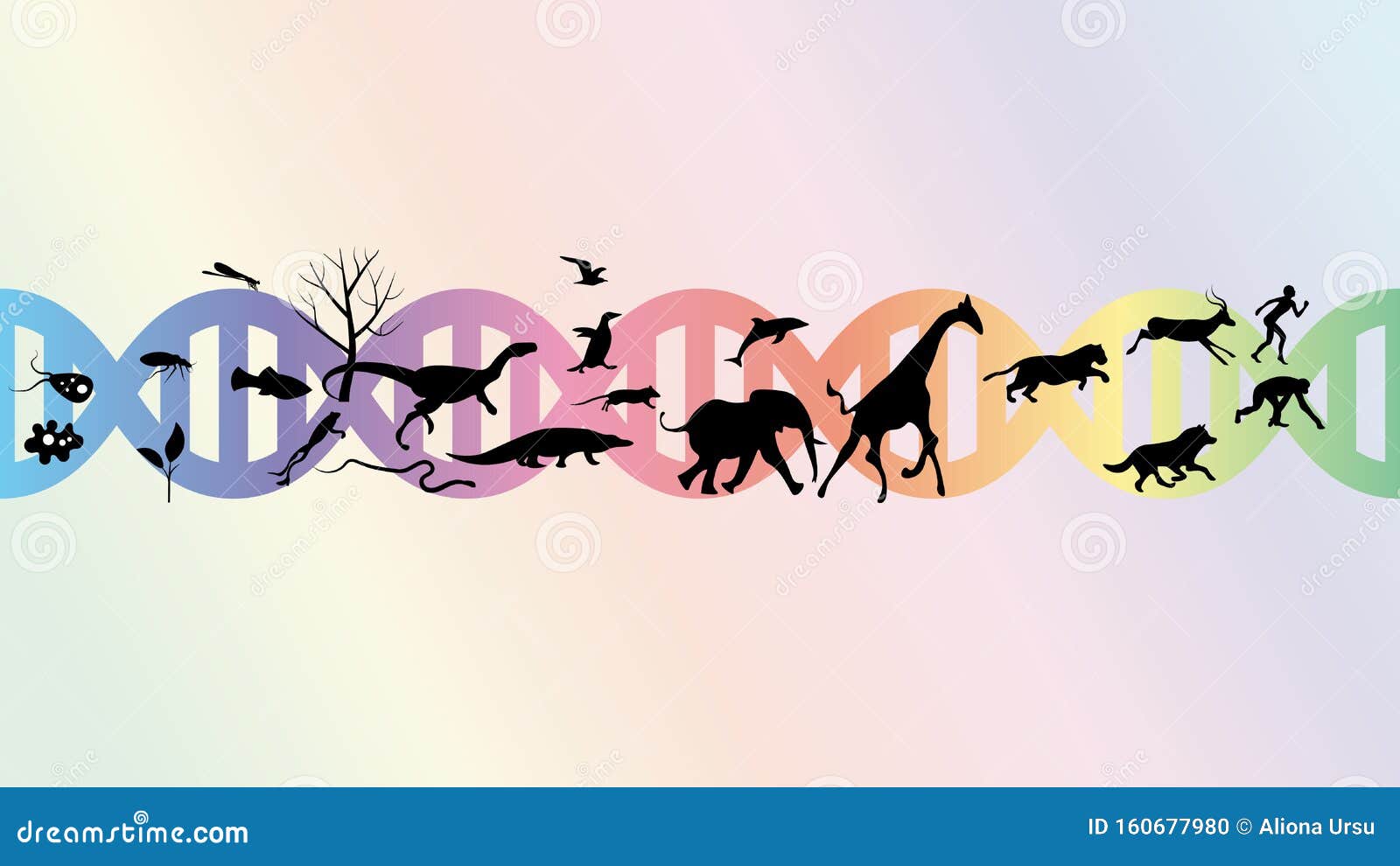 Evolution Abstract Illustration Stock Vector - Illustration of isolated ...