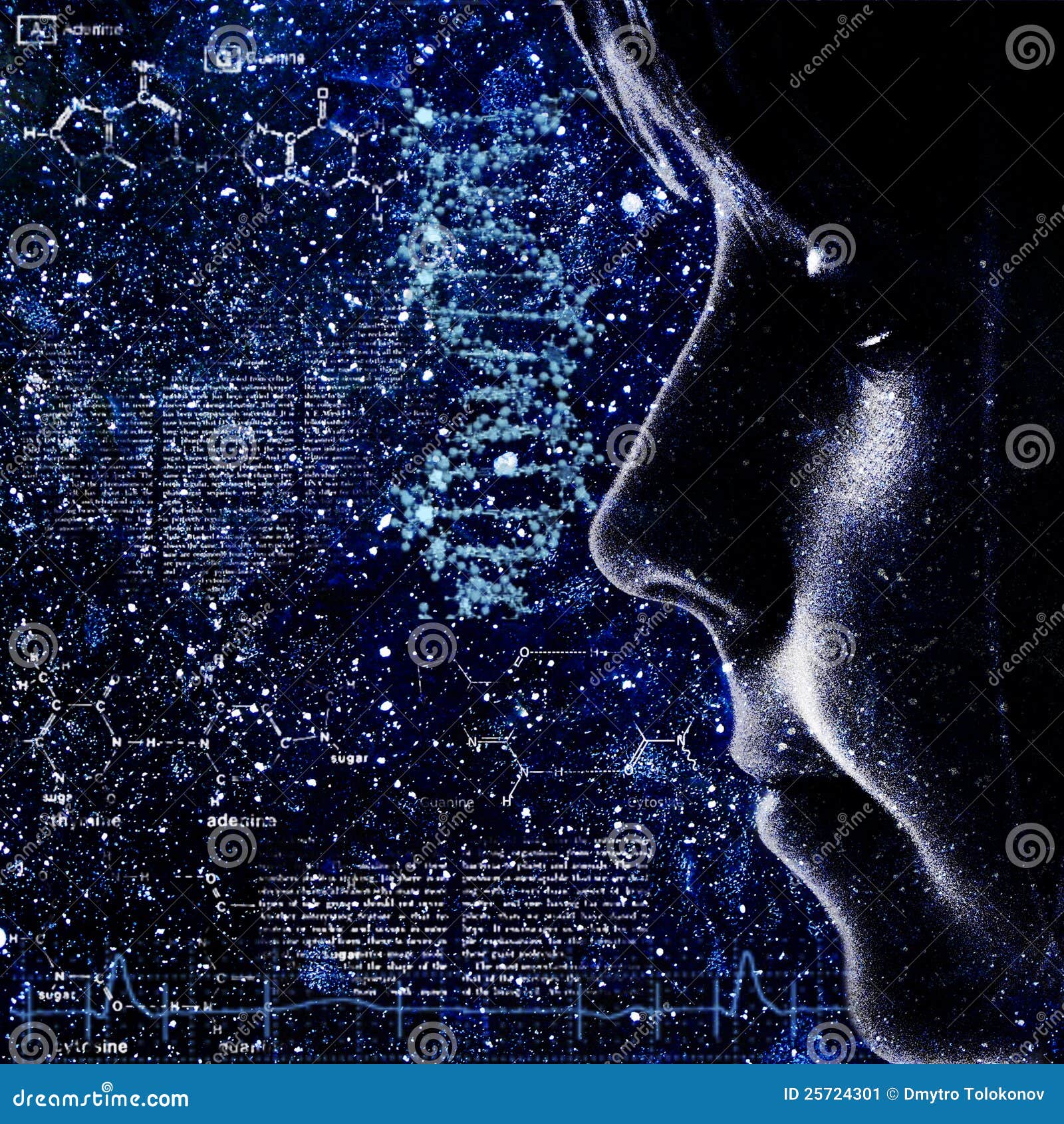 Evolution. Abstract Science Backrounds Stock Image - Image of cyborg ...