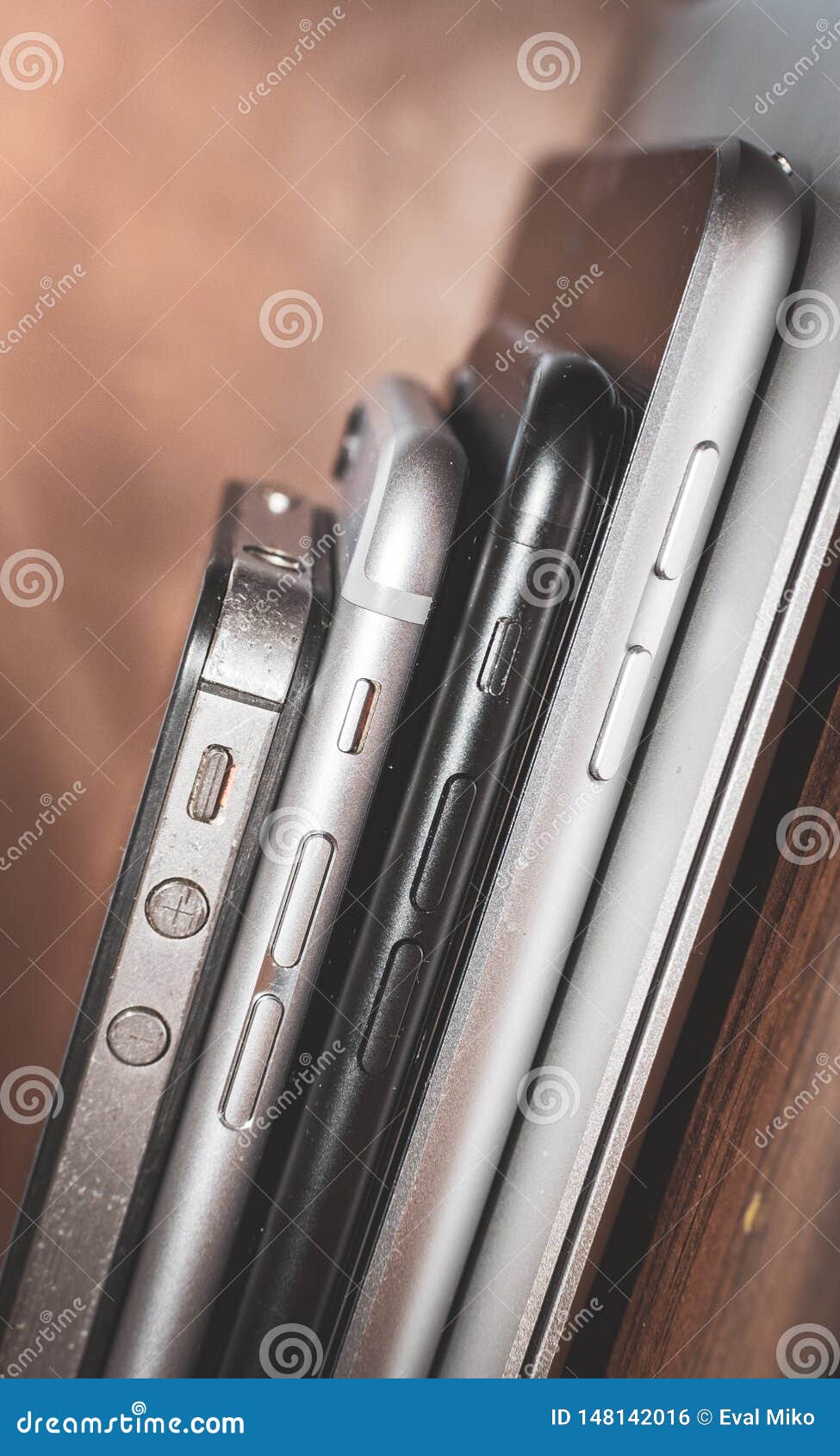 Evolution of apple iphones stock photo. Image of look - 148142016