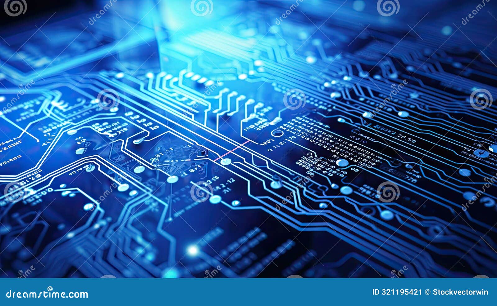 Evolution Blueprint Technology Stock Illustration - Illustration of ...