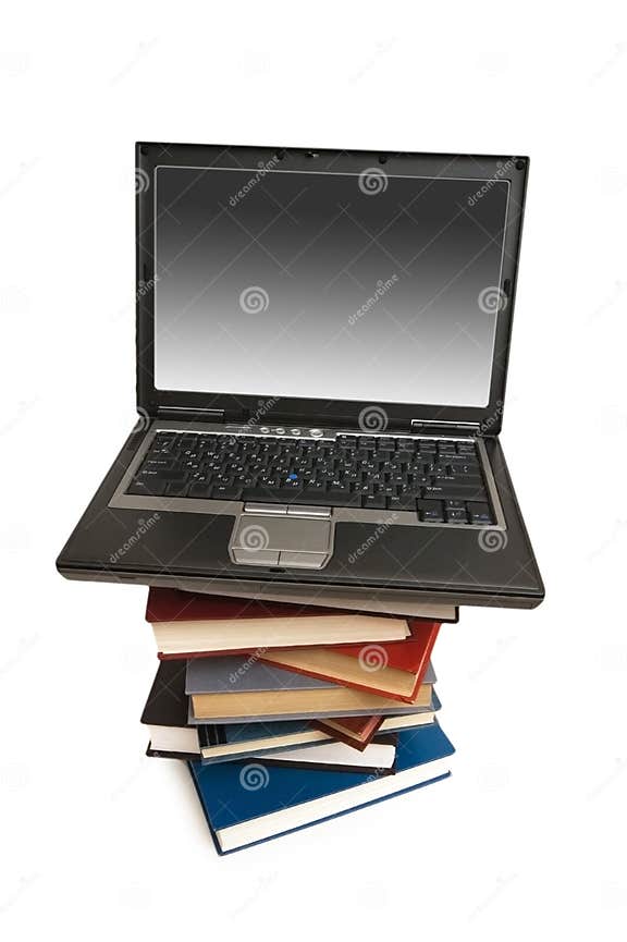 Evolution from Books To Computers Stock Photo - Image of internet ...