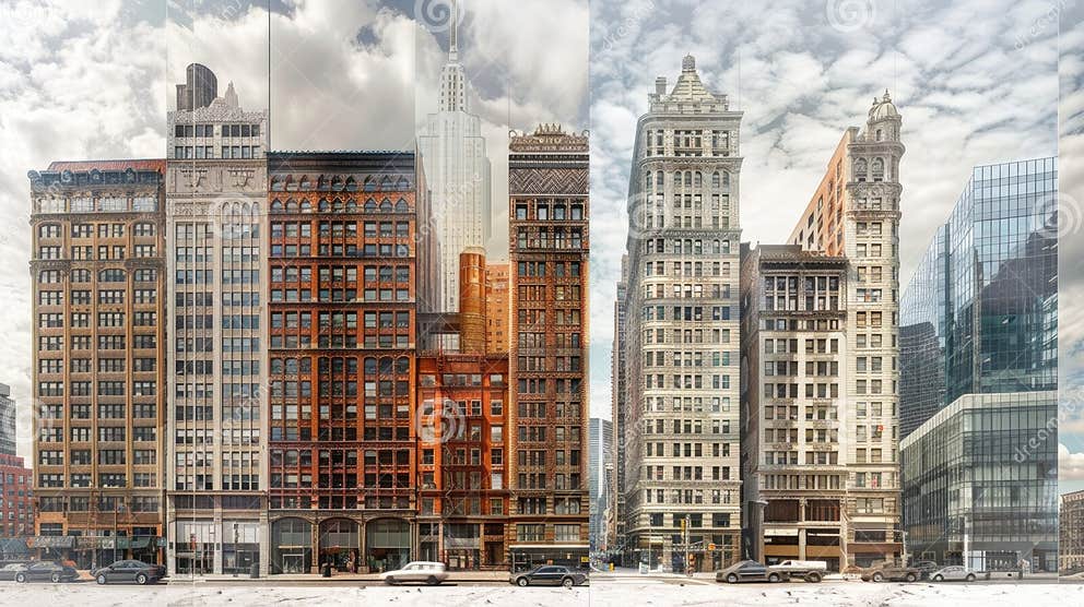 The Evolution of Buildings from the Past To the Present in One Picture ...