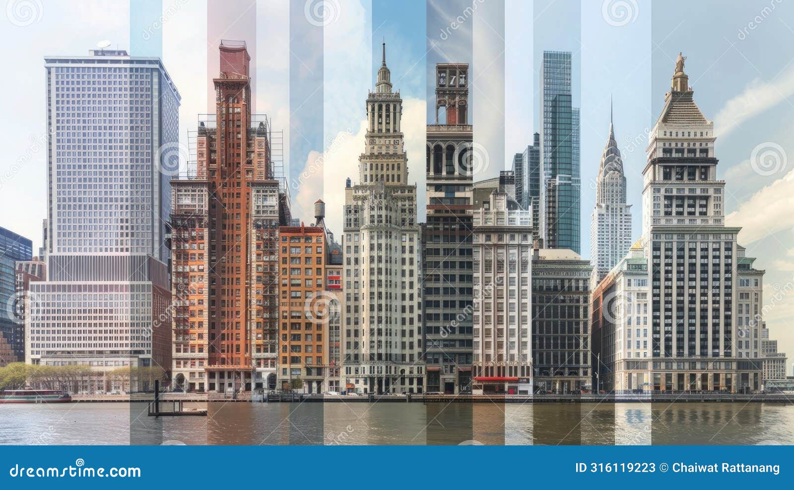 The Evolution of Buildings from the Past To the Present in One Picture ...