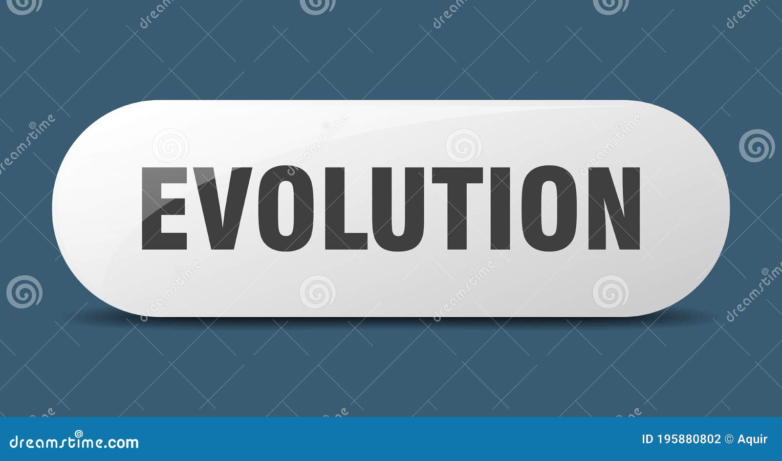 Evolution Button. Evolution Sign. Key. Push Button Stock Vector ...