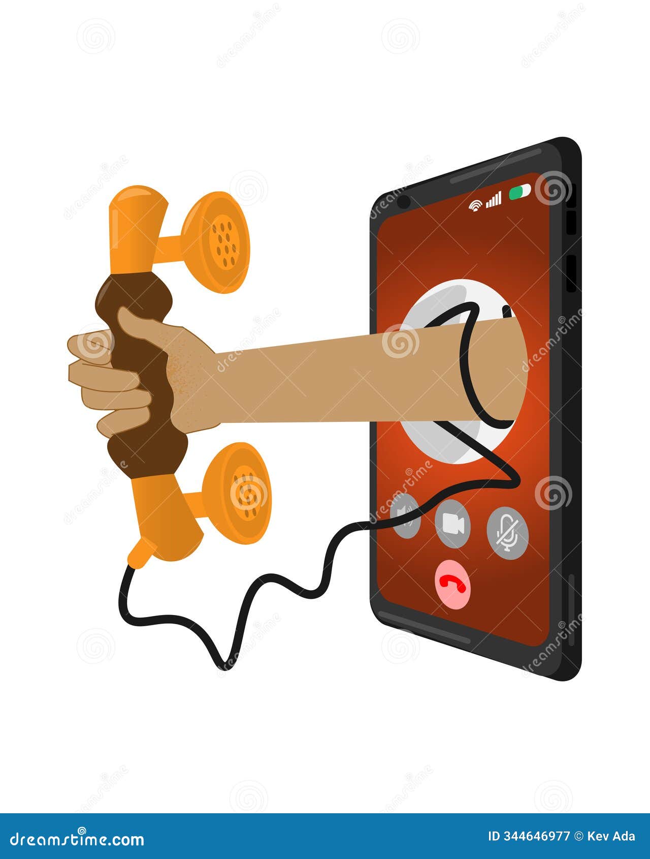 Evolution of Communication Concept Stock Vector - Illustration of ...