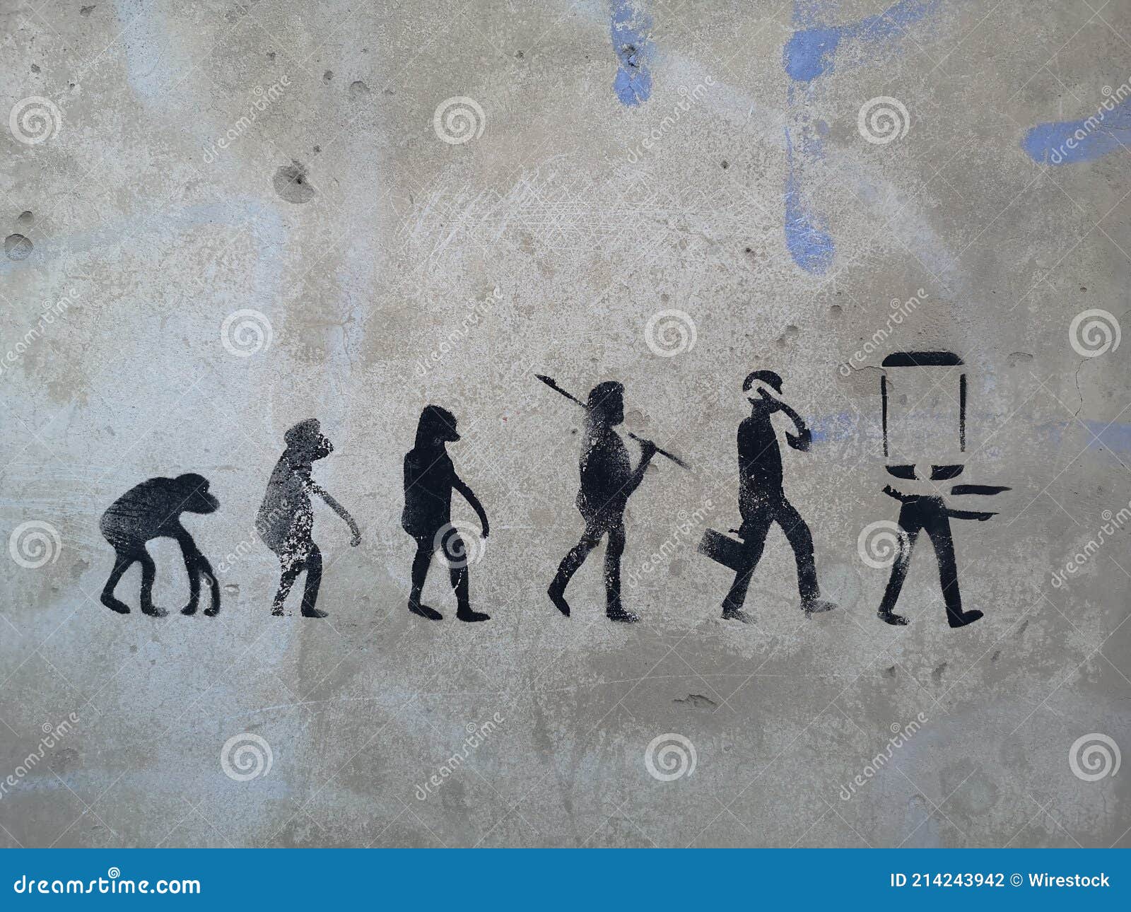 Evolution Wall Art Painted By Famous Artist, Ernest Zacharevic In Ipoh ...