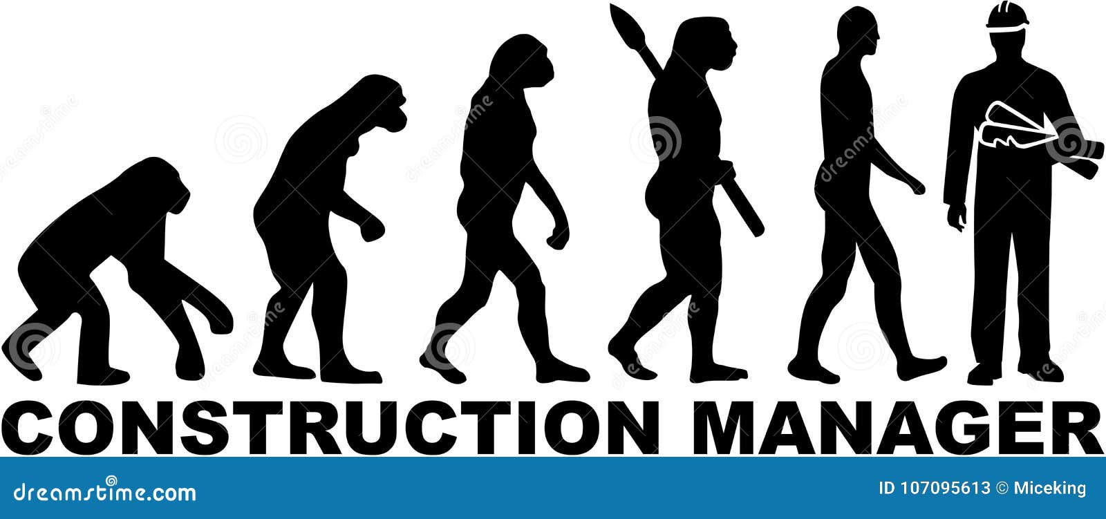 Evolution Construction Manager Stock Vector - Illustration of symbol ...