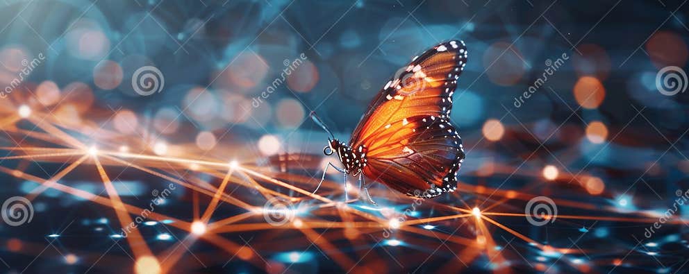 Evolution of Digital Communication Glowing Network with a Butterfly ...
