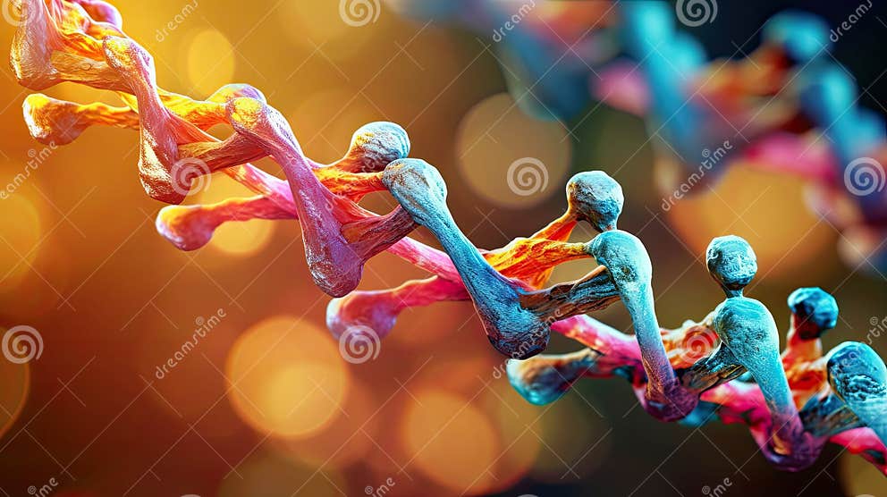 Evolution dna changes stock illustration. Illustration of allele ...