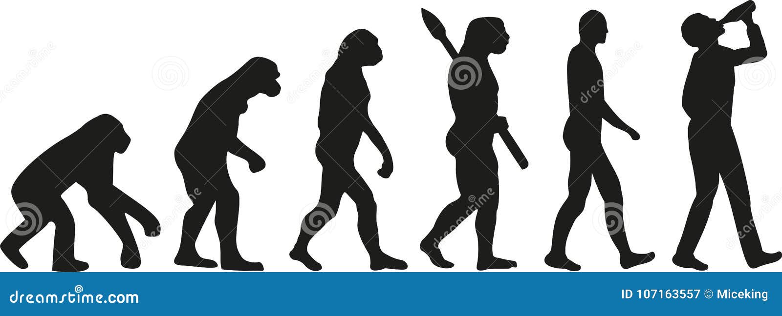 Beer Evolution Vector Illustration | CartoonDealer.com #20242196