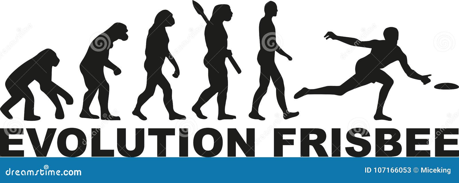 Evolution frisbee vector stock vector. Illustration of ultimate - 107166053