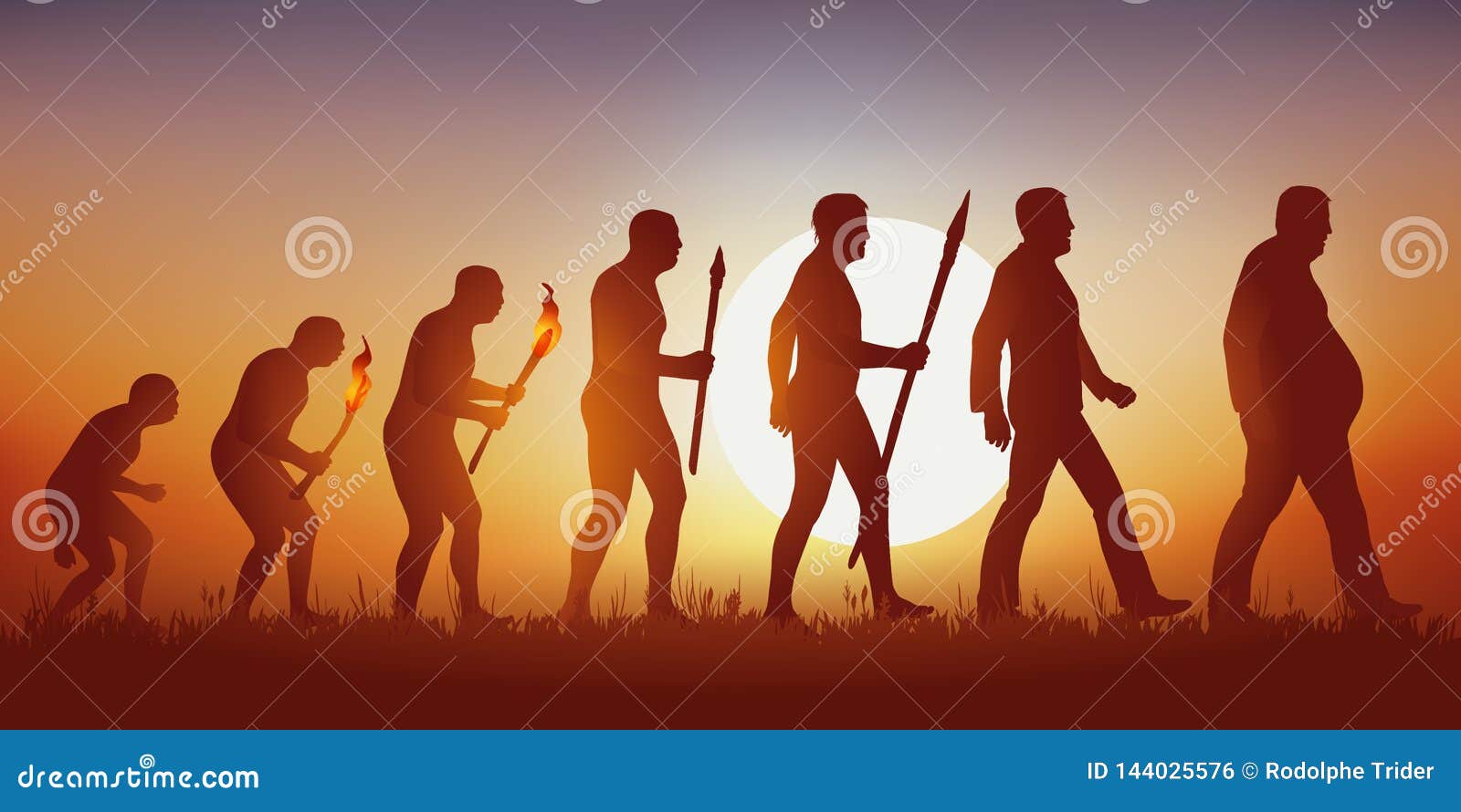 Theory of Evolution of Darwin’s Human Silhouette Ending in the ...