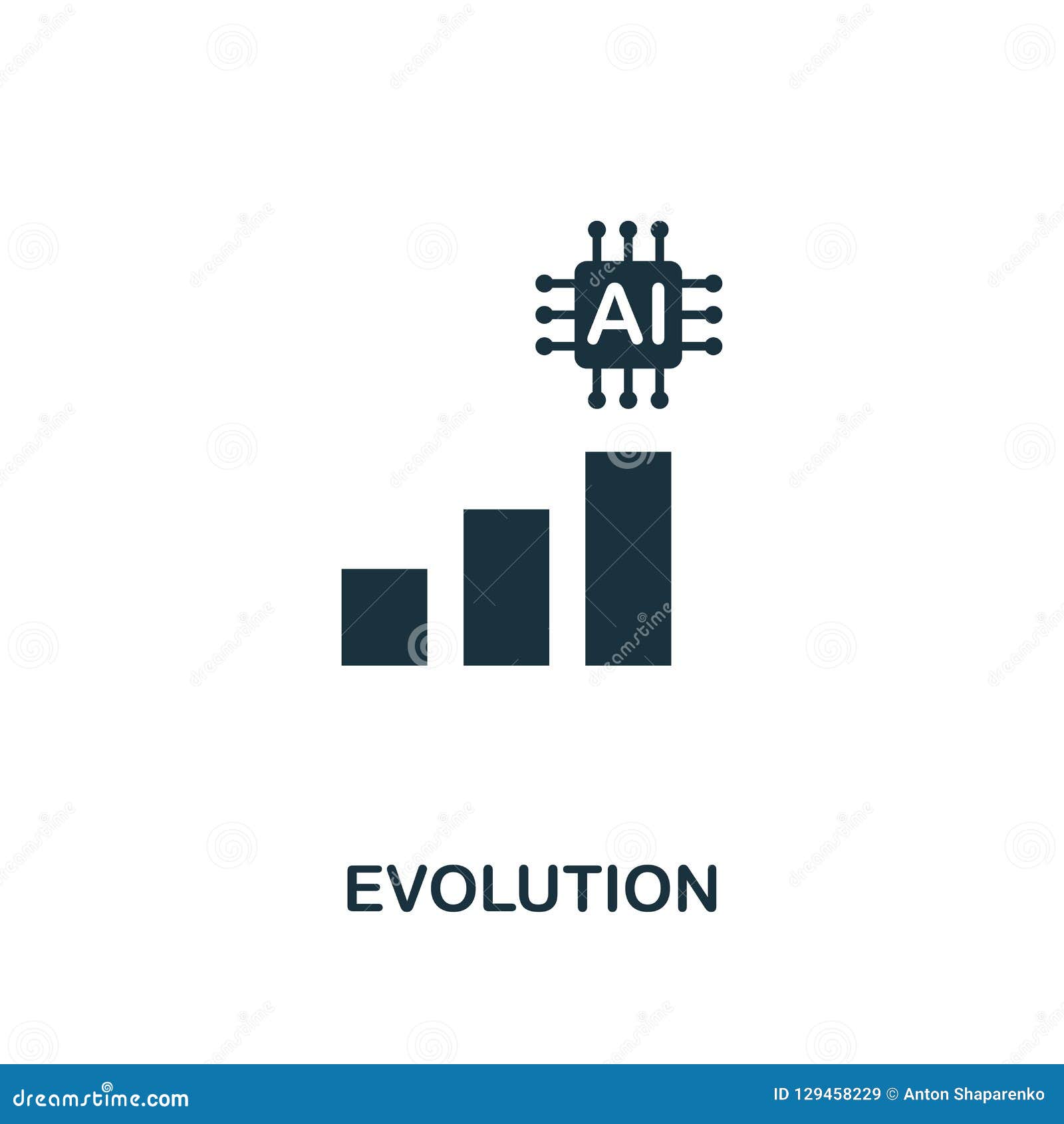 Evolution Icon. Premium Style Design from Artificial Intelligence Icon ...