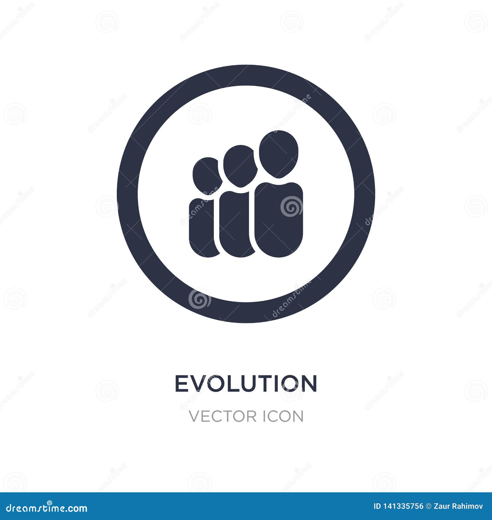 Evolution Icon on White Background. Simple Element Illustration from UI ...