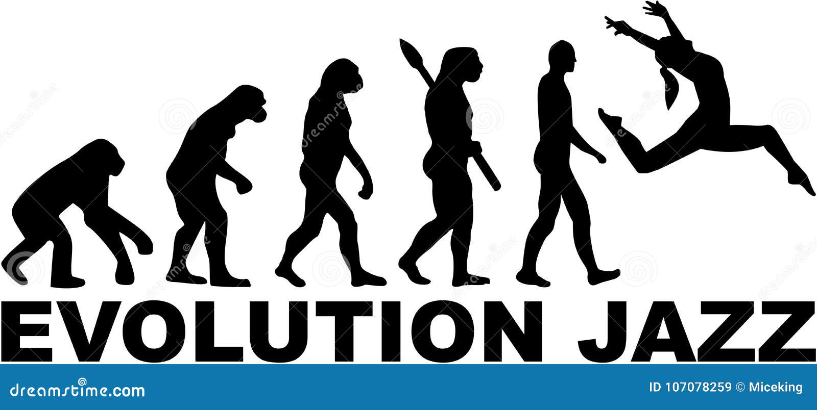 Dancing Evolution Couple Tango Vector Illustration | CartoonDealer.com ...