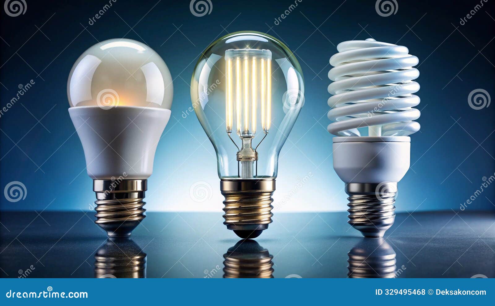 Evolution of Light Bulb Tungsten Bulb Fluorescent Bulb and LED ...