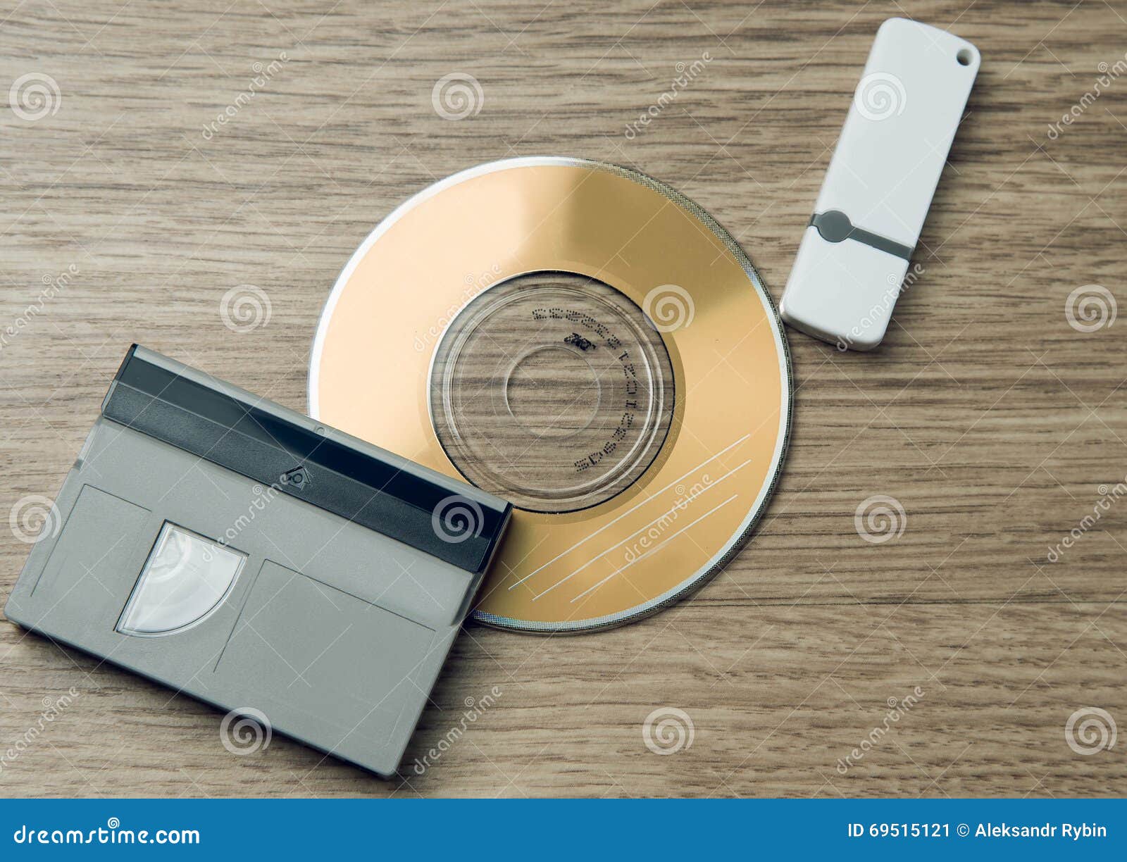 Evolution Of Electronic Data Carriers Royalty-Free Stock Photography ...