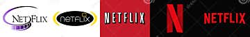 Evolution of the Netflix Logo, Vector Editorial Illustration Editorial ...