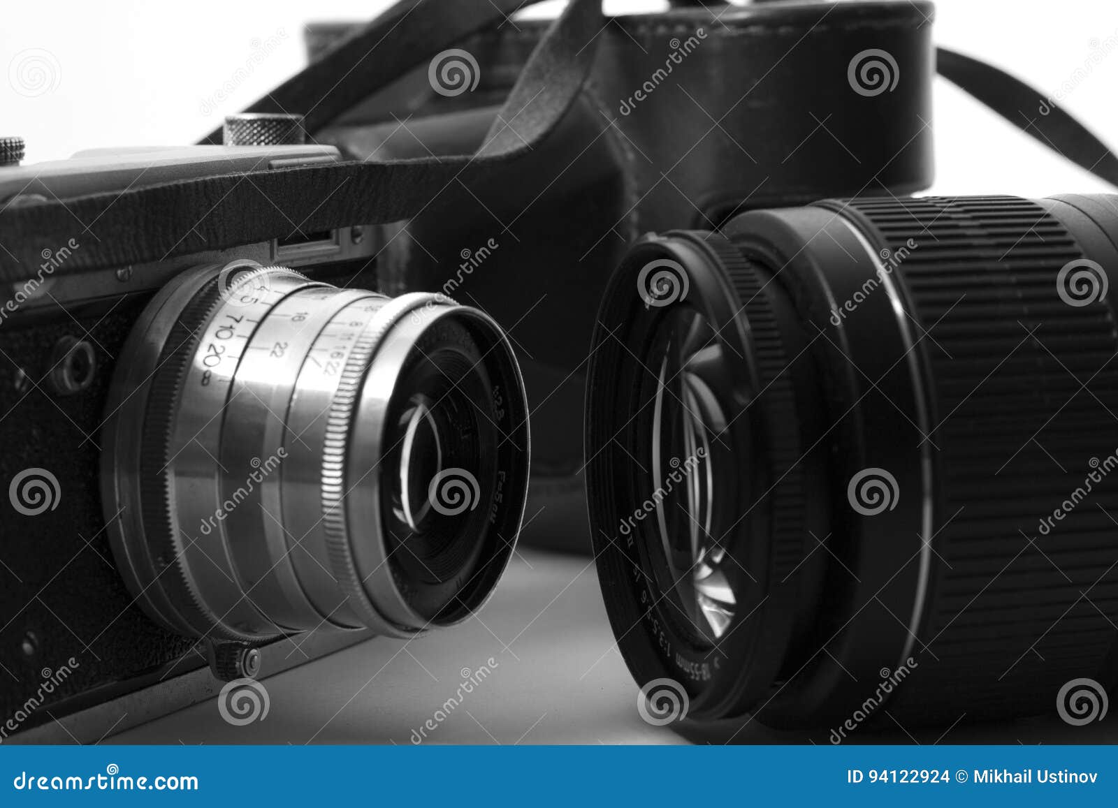 Evolution of photography stock photo. Image of dslr, classic - 94122924