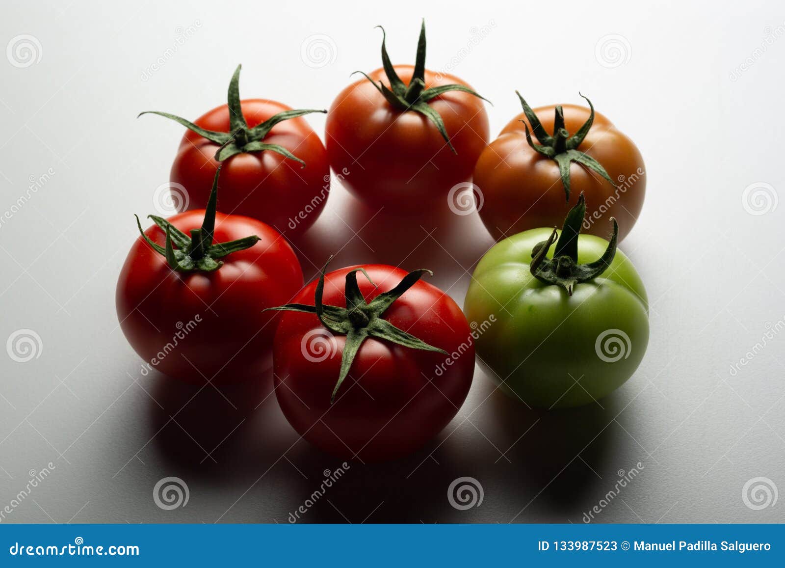 Evolution of red tomato stock image. Image of group - 133987523