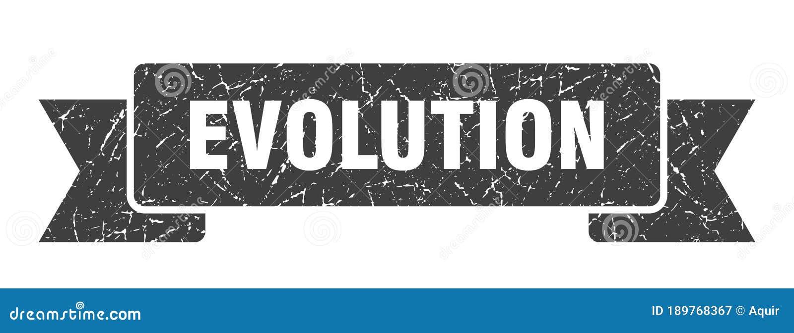Evolution Ribbon. Evolution Grunge Band Sign Stock Vector ...