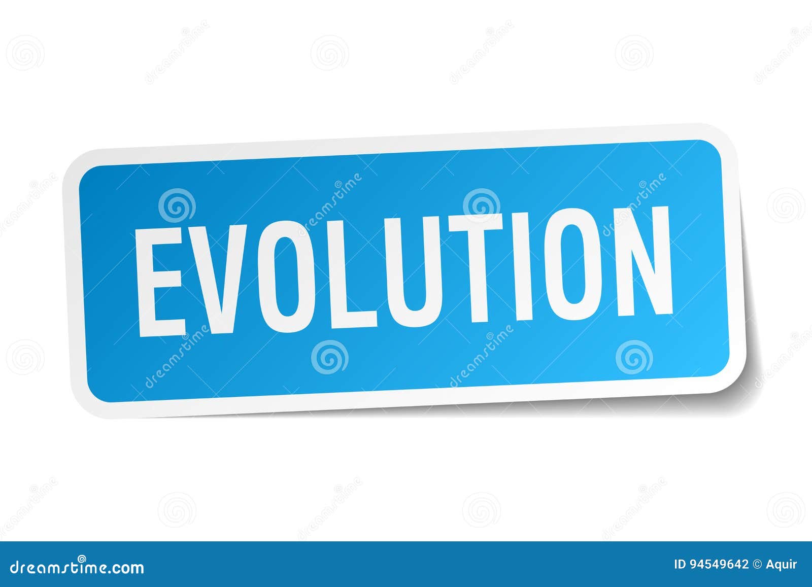 Evolution square sticker stock vector. Illustration of isolated - 94549642