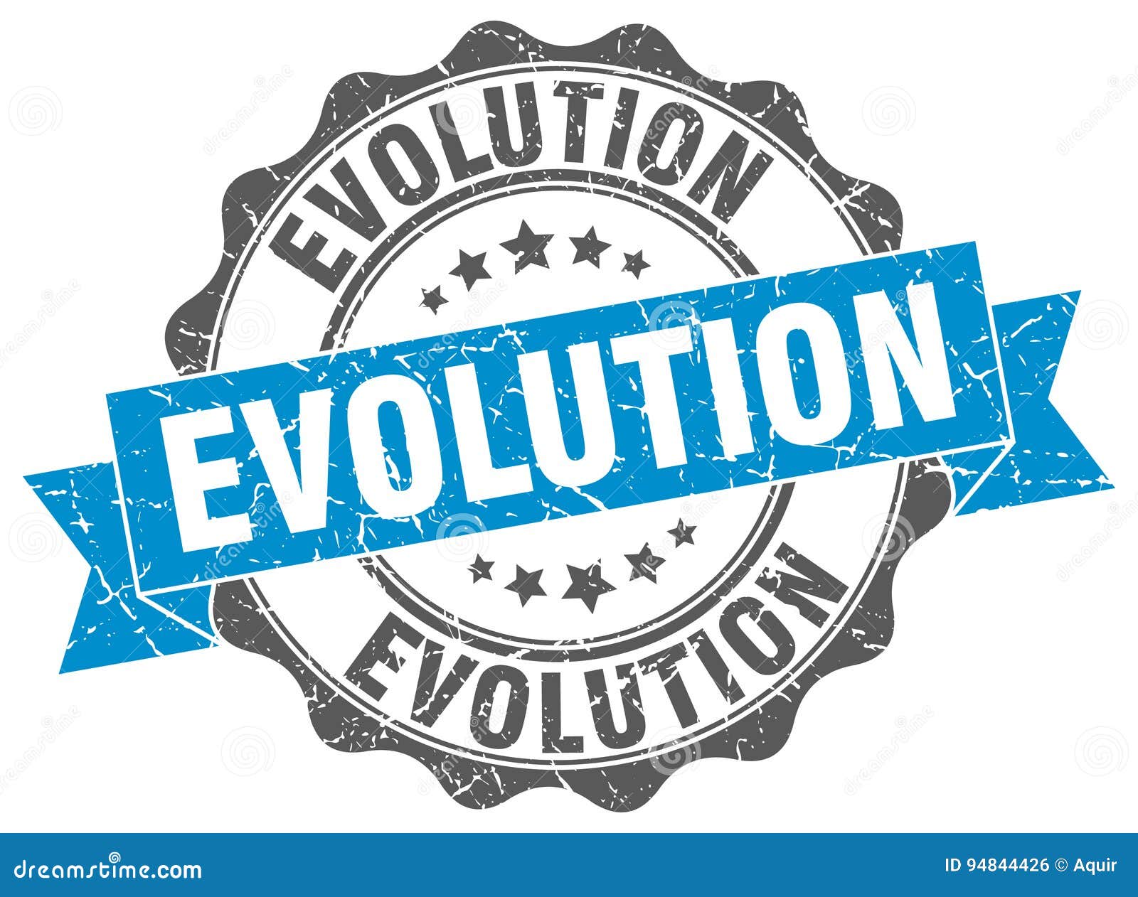 Evolution stamp stock vector. Illustration of rubber - 94844426
