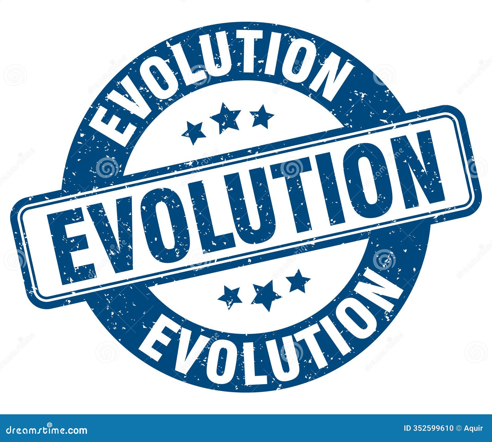 Evolution Stamp. Evolution Label. Round Grunge Sign Stock Vector ...