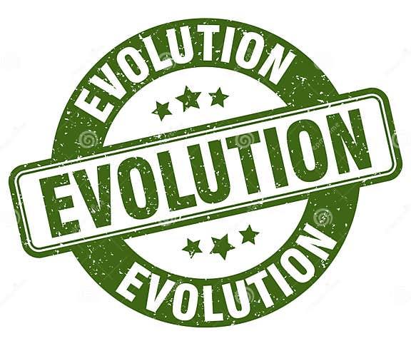Evolution Stamp. Evolution Label. Round Grunge Sign Stock Vector ...