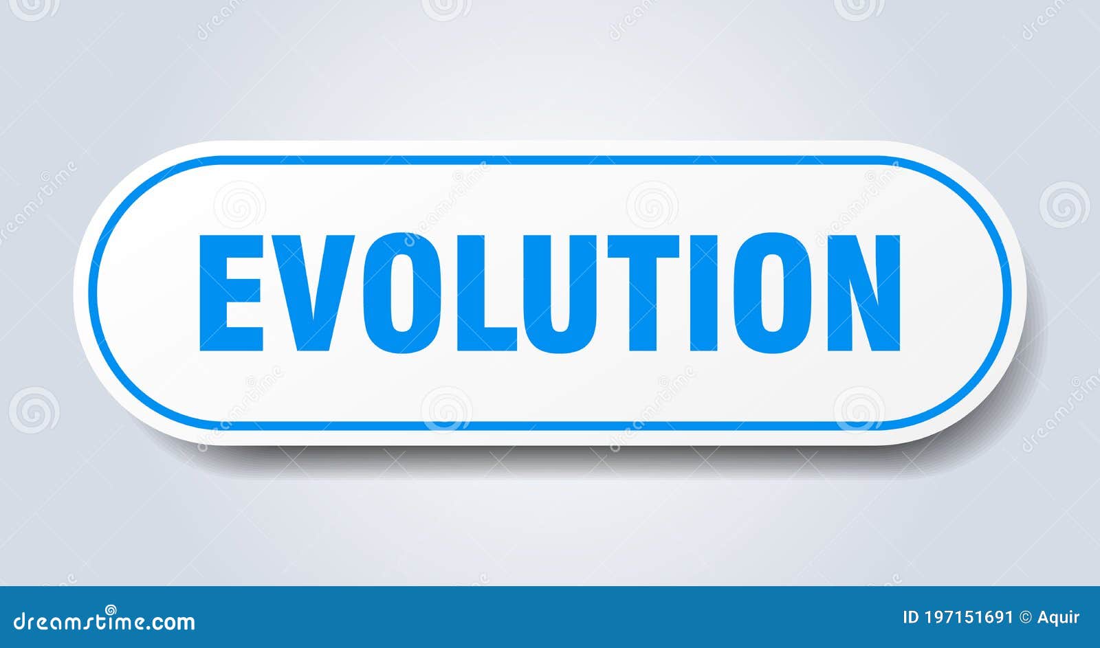 Evolution sticker. stock vector. Illustration of badge - 197151691