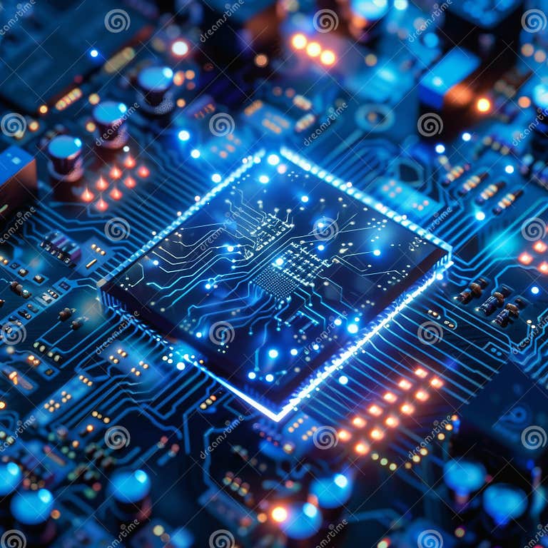 Evolution of Technology through Quantum Computing Revolution Stock ...