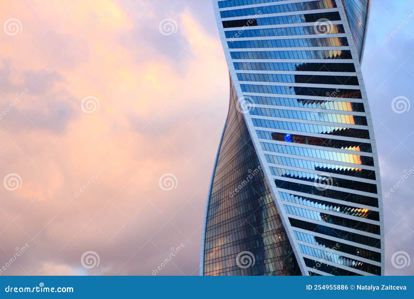 Evolution Tower. Tower of the Moscow International Business Center ...