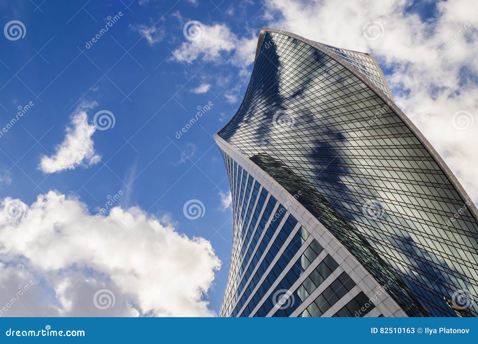 The Evolution Tower in Moscow Editorial Stock Photo - Image of district ...