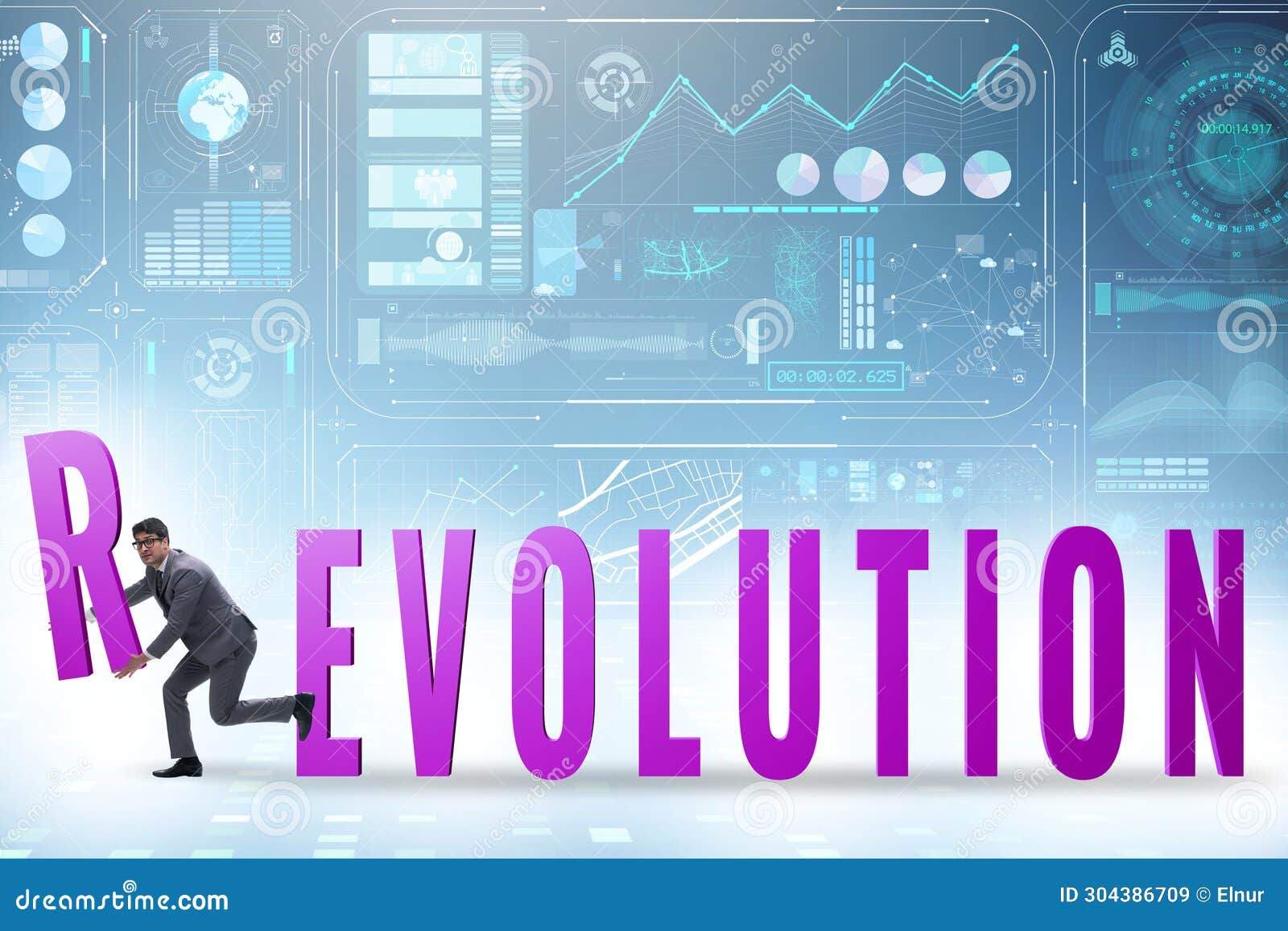 Evolution Of Revolution On Paper Royalty-Free Stock Photography ...