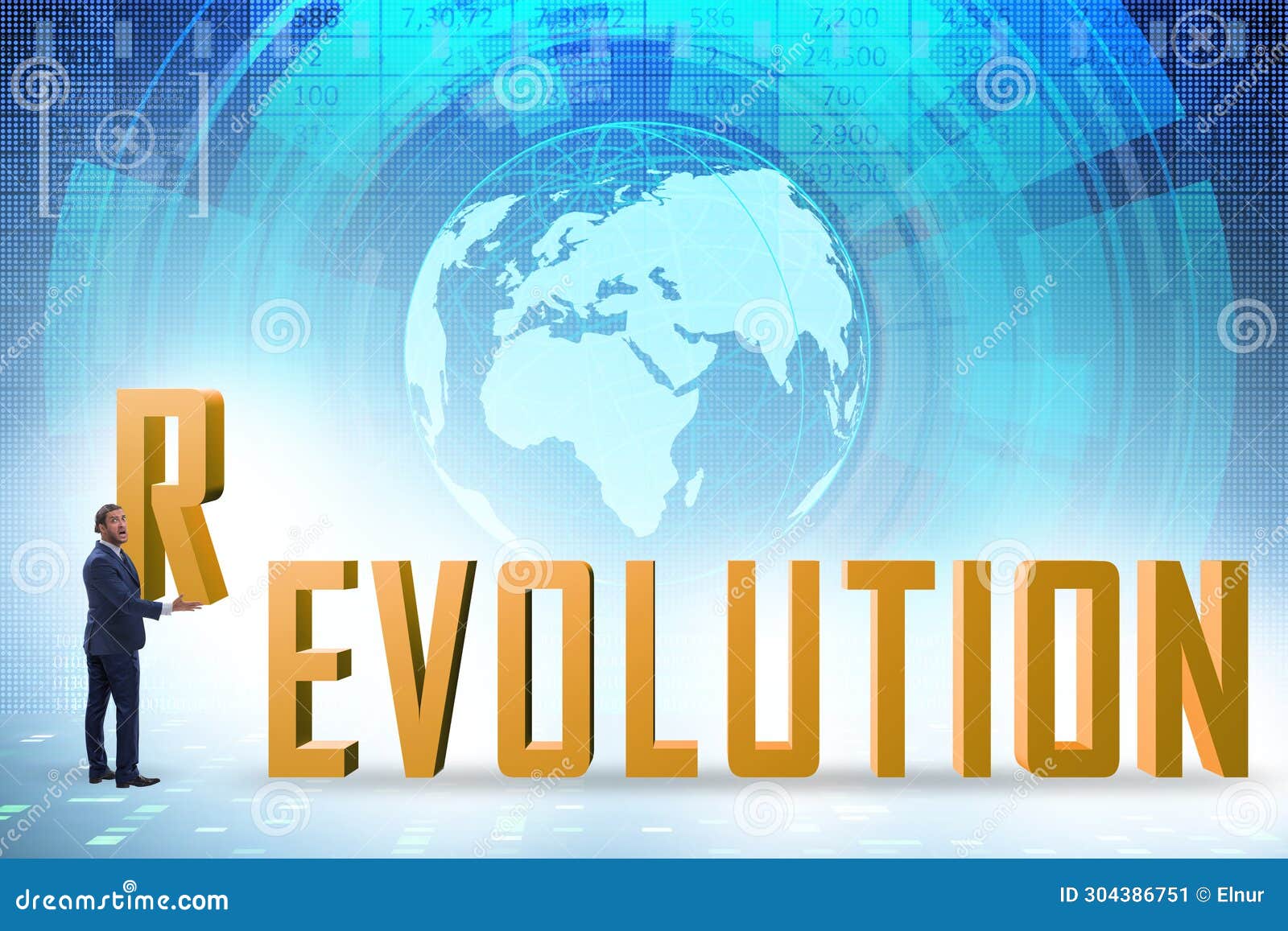 Evolution Of Revolution On Paper Royalty-Free Stock Photography ...