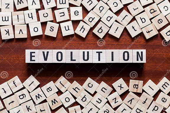 Evolution word concept stock photo. Image of copy, choice - 145332156